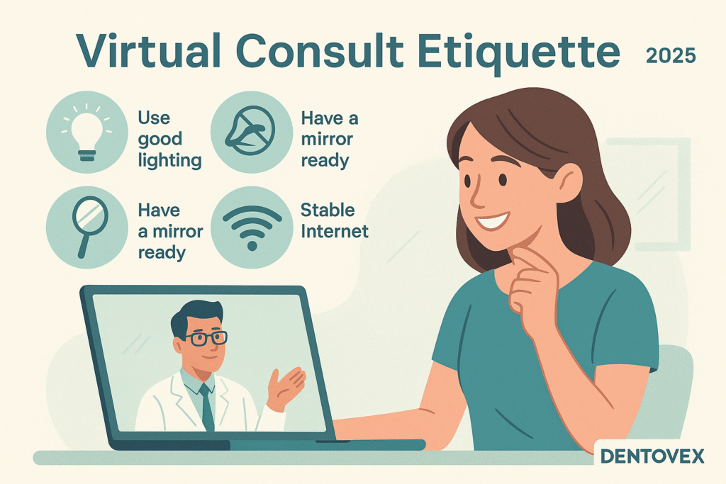 Virtual Orthodontic Consult Etiquette - How to Ace Your First Online Visit (2025) - Dentovex ...